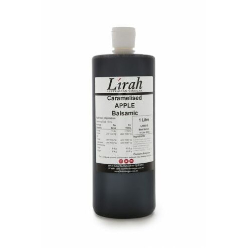Lirah Caramelised Apple Balsamic Vinegar - 1L | Foodistribute