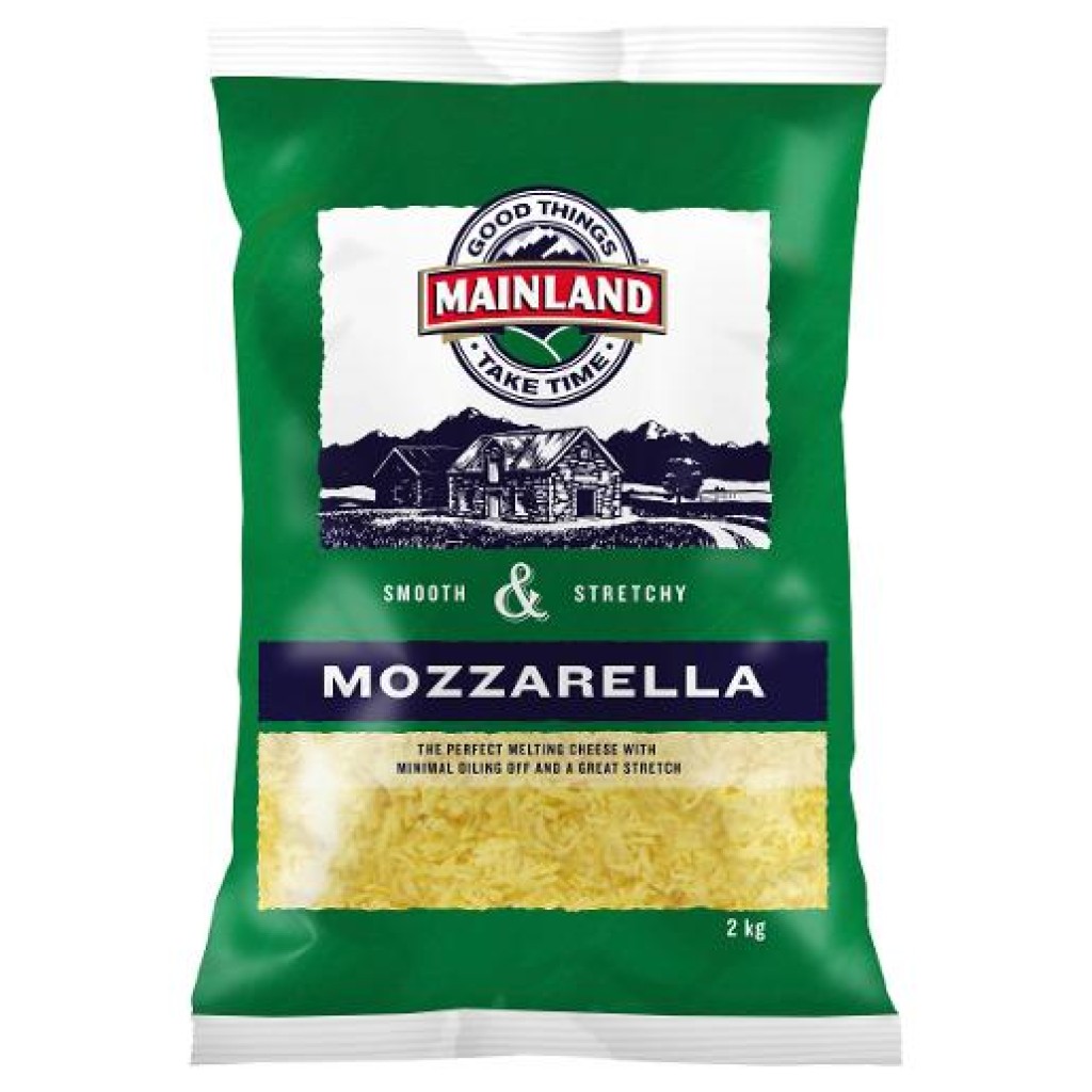 Mainland Shredded Mozzarella - 2kg | Foodistribute