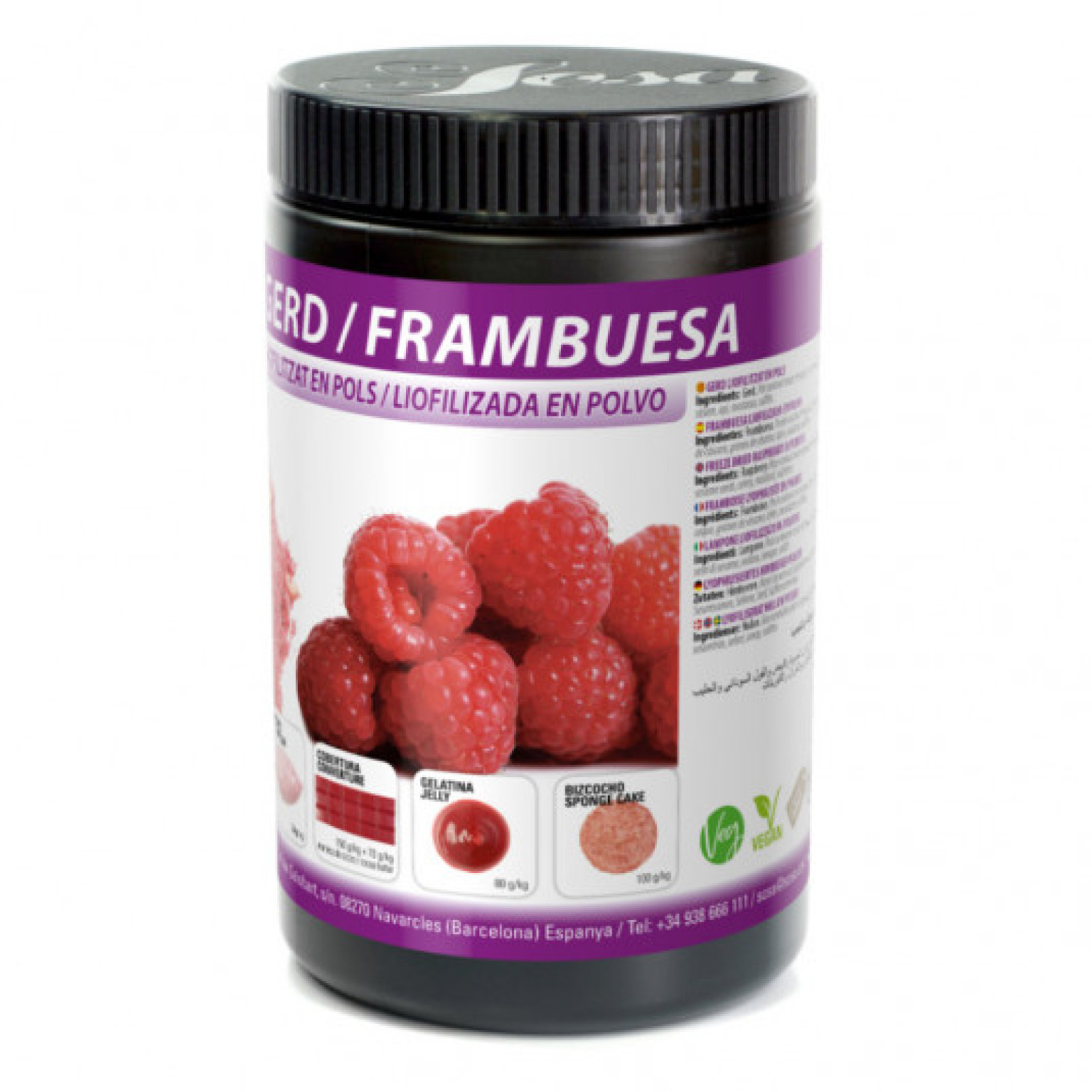 Sosa Freeze Dried Raspberry Powder - 300g | Foodistribute