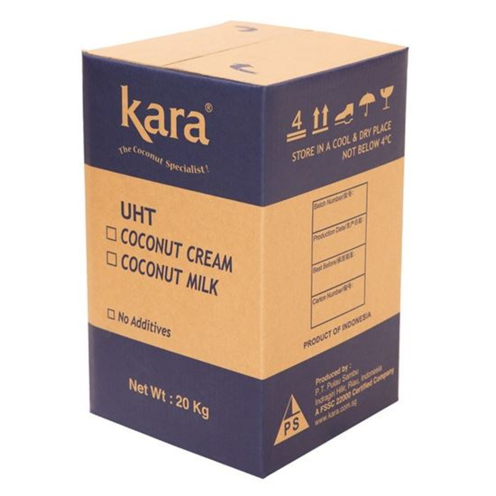Kara Coconut Cream - 20L | Foodistribute