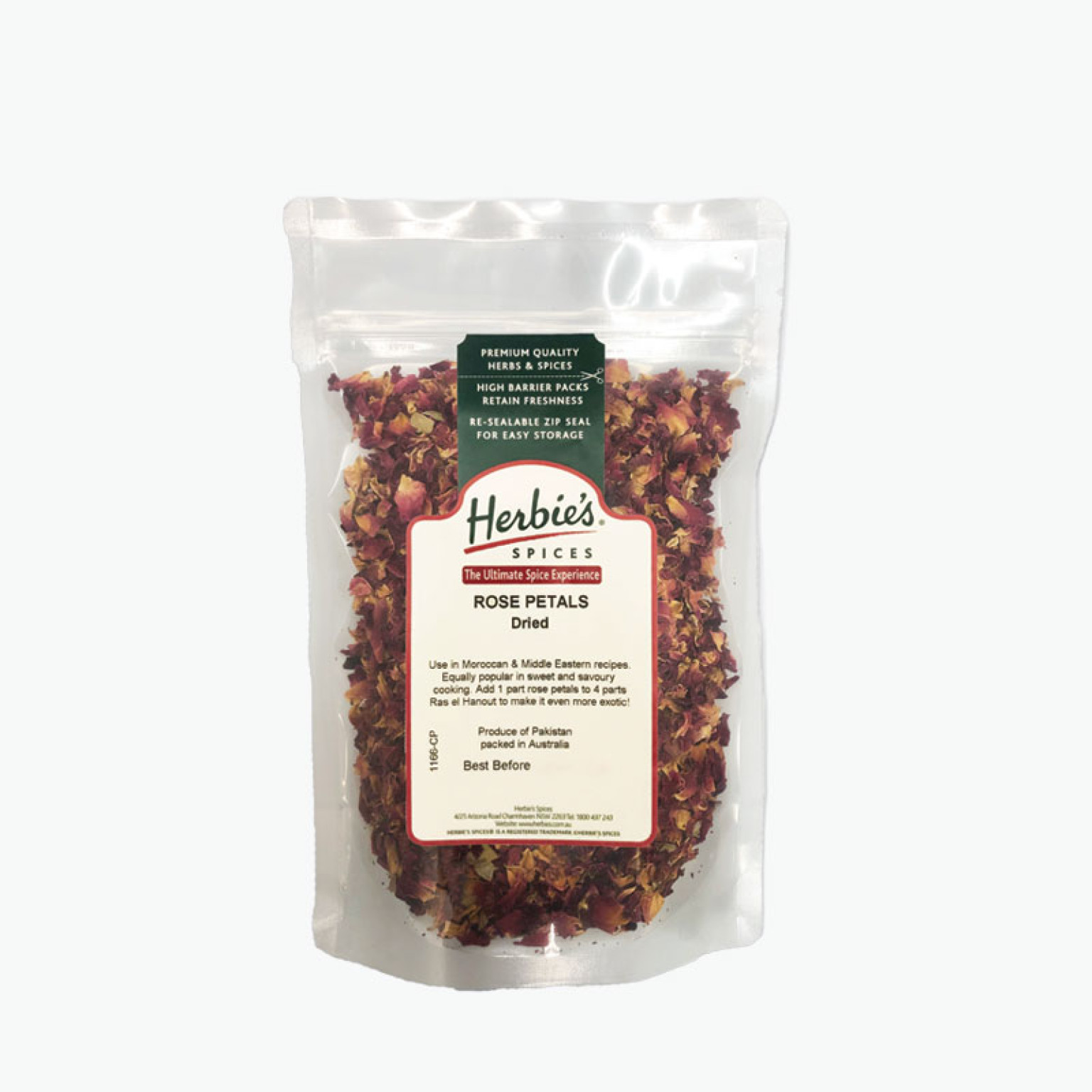 Herbies Dried Rose Petals - 150g | Foodistribute